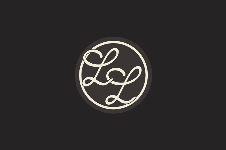 Ll Monogram Vector Images (over 1,400)