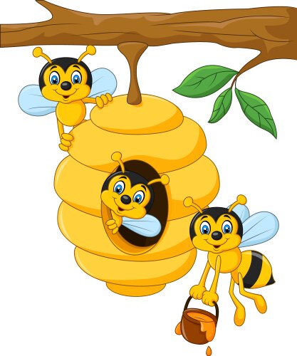 Bees Nest Cartoon