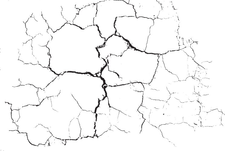 Dry cracked soil Royalty Free Vector Image - VectorStock