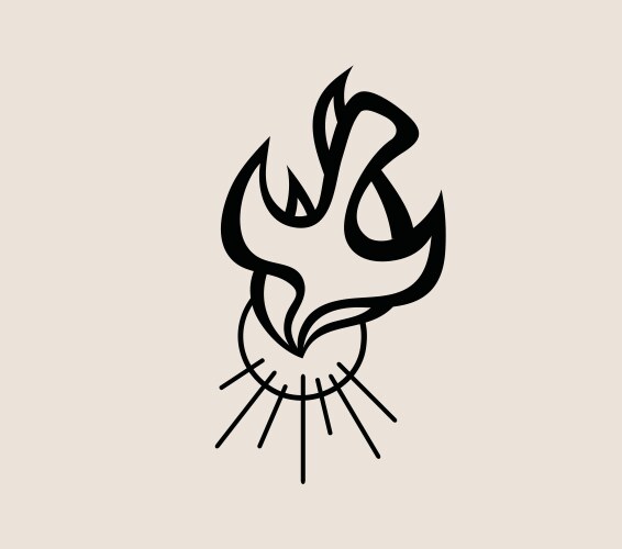 Bible holy spirit concept Royalty Free Vector Image