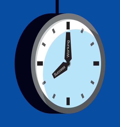 Sleep clock Royalty Free Vector Image - VectorStock