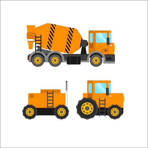Construction machinery Royalty Free Vector Image