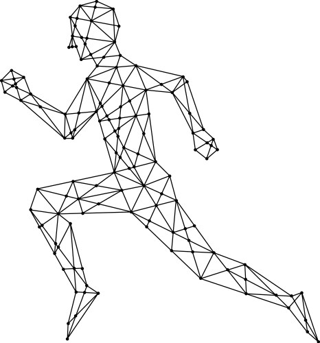 Abstract Running Man Vector Images (over 8,300)