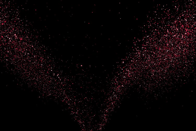 Pink glitter texture square set Royalty Free Vector Image