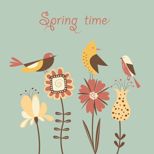 Cartoon Spring Flowers Vector Images (over 100,000)