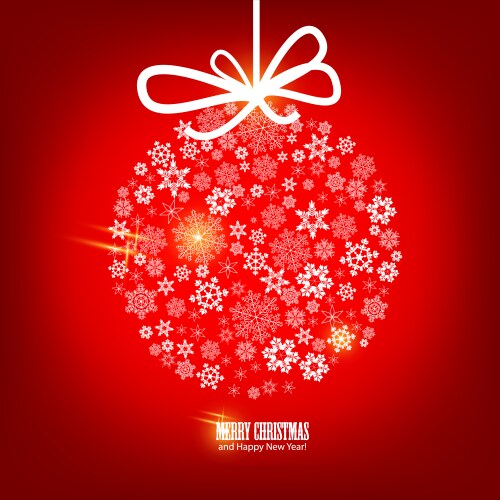 Red Christmas Bulb Vector Images (over 4,300)