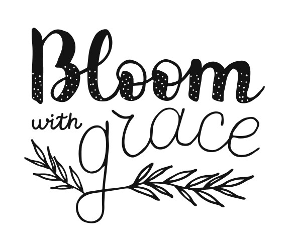 Grace Calligraphy Lettering Vector Images (over 1,100)