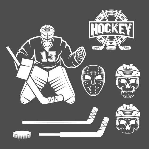 Hockey Goalie Vector Images (over 4,500)
