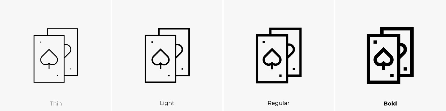 Game over icon thin light regular and bold style Vector Image