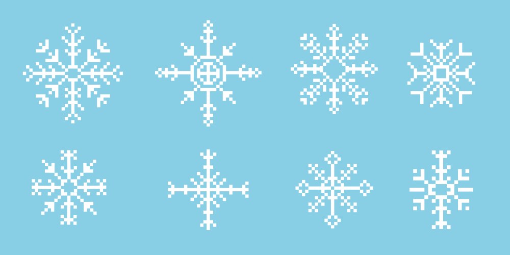8 Bit Christmas Retro Vector Images (over 300)