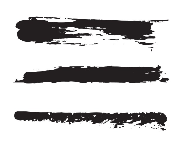 Artistic paint stroke Royalty Free Vector Image