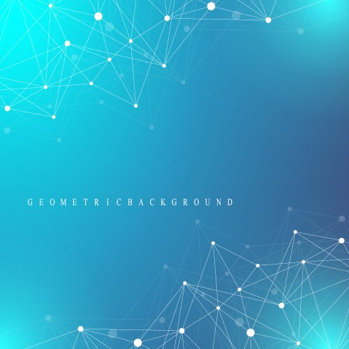 Connect lines in modern style communication Vector Image