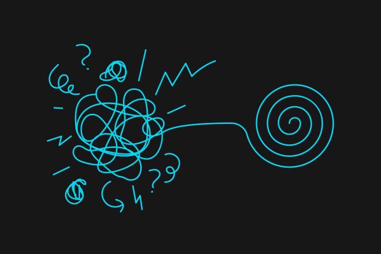 Mental health illness concept background Vector Image