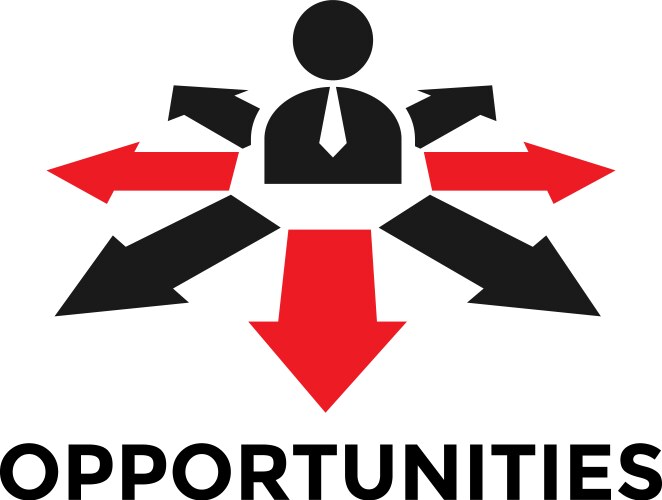 Identify career opportunities concept icon Vector Image