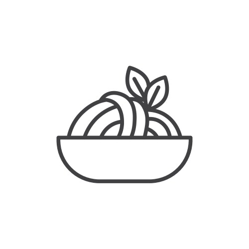 Spaghetti icon Royalty Free Vector Image - VectorStock