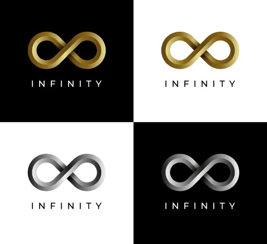 W initial 3d round gold logo Royalty Free Vector Image