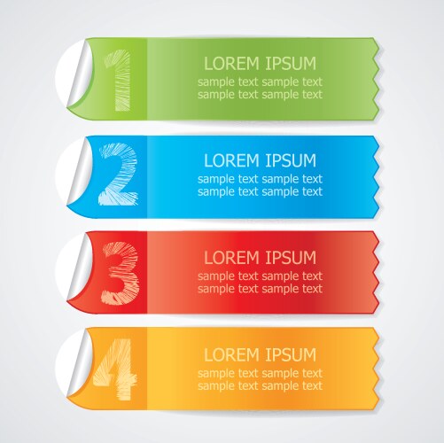 Colorful banner Royalty Free Vector Image - VectorStock