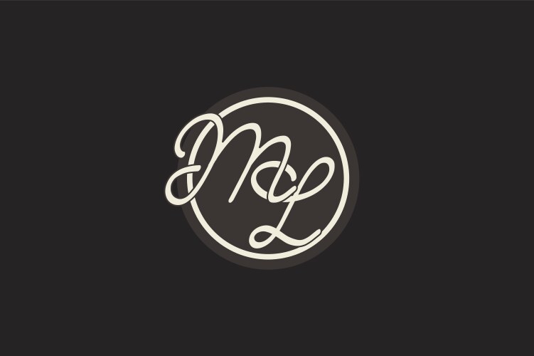 Ml Monogram Vector Images (over 1,700)