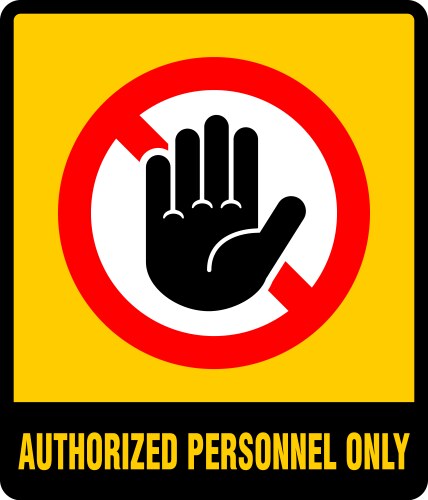 Staff Only Sign Vector Images (over 690)
