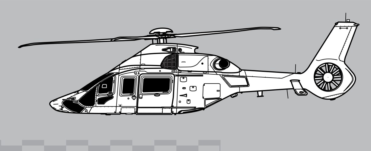 Eurocopter EC135 Helicopter – Royalty-Free Vector | VectorStock