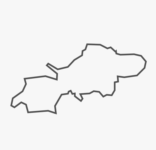 Chitradurga district map karnataka state india Vector Image