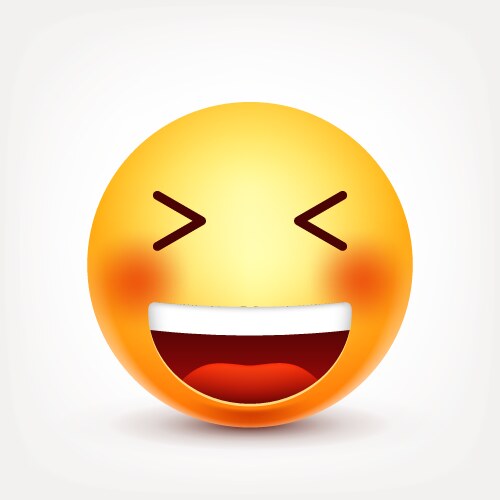 Modern yellow face background Royalty Free Vector Image