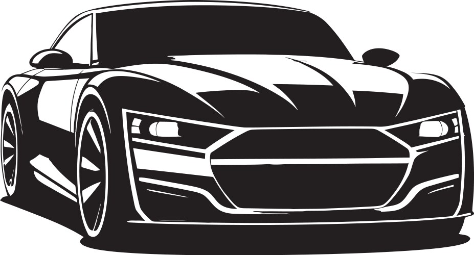 Vortex vanguard of supercar innovation Royalty Free Vector