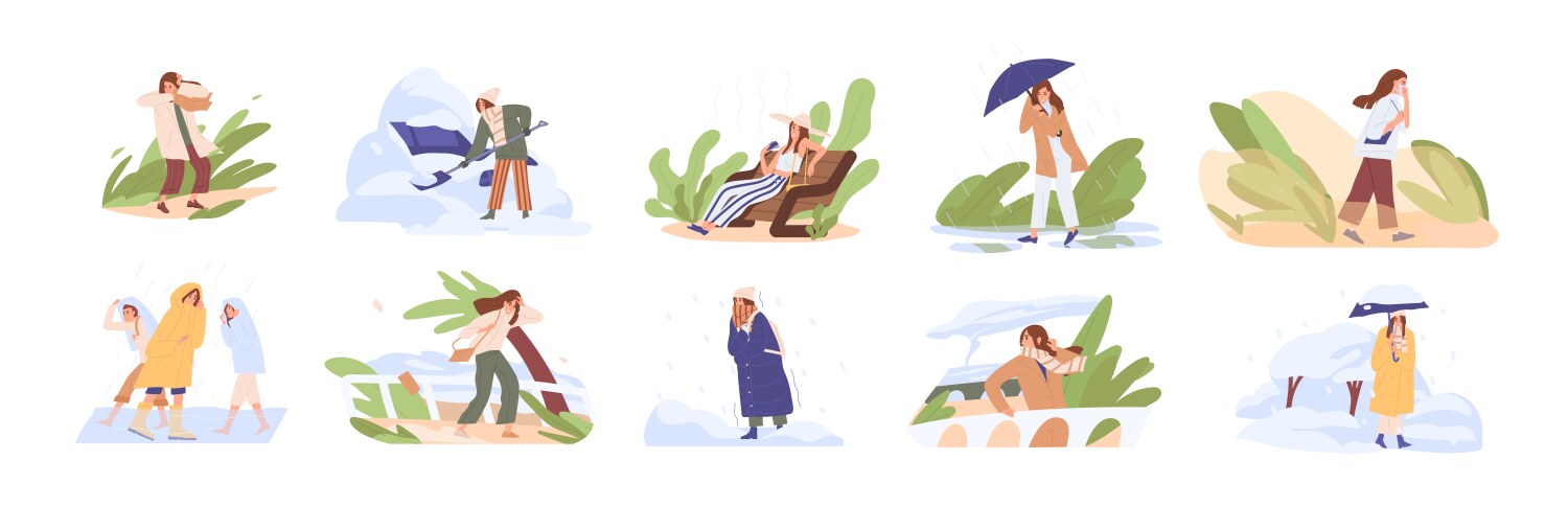 Weather Scene Vector Images (over 20,000)