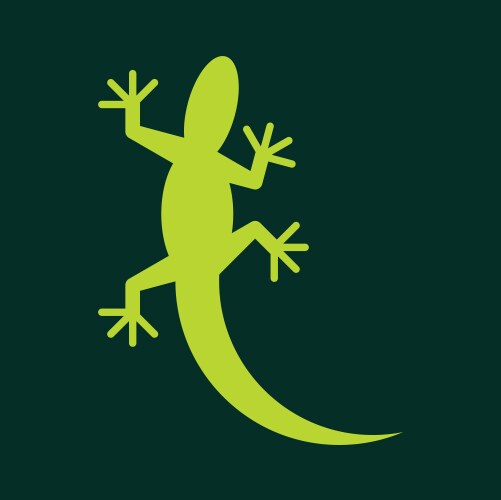 Lizard logo Royalty Free Vector Image - VectorStock