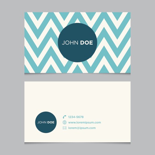 Business card pattern blue 04 Royalty Free Vector Image