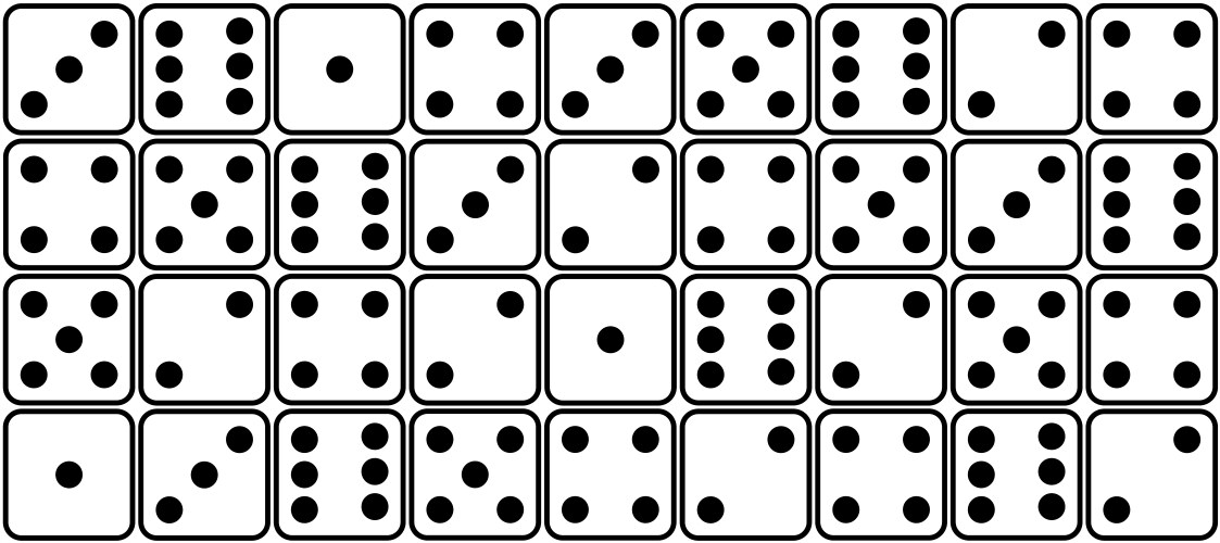 Dice Face Vector Images (over 3,600)