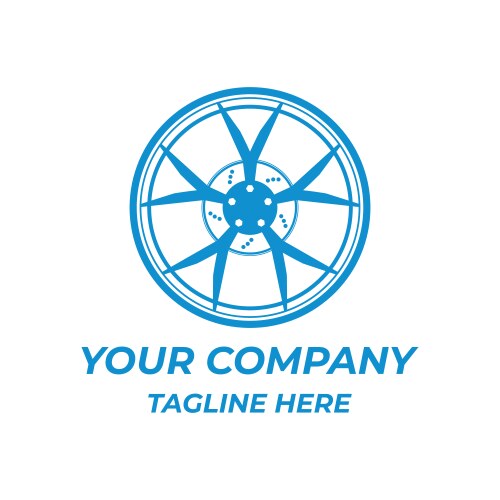 Rim logo Royalty Free Vector Image - VectorStock