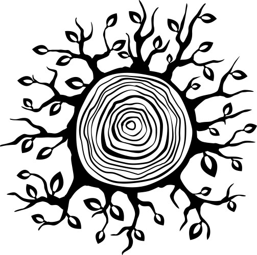 Tree Cross Section Vector Images (over 1,900)