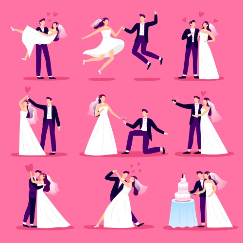 Just Married Vector Images (over 5,700)