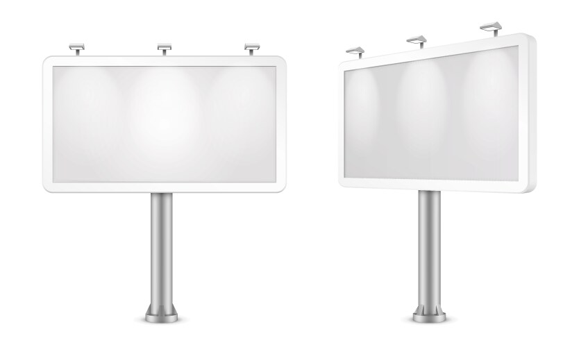 Billboard mockup Royalty Free Vector Image - VectorStock