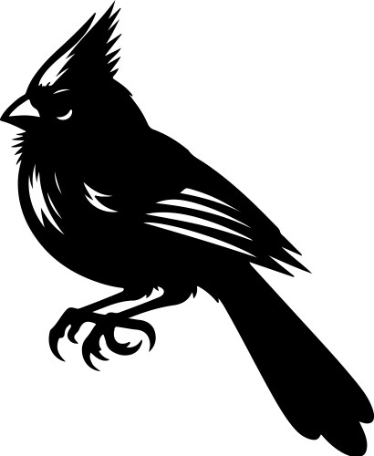 Black White Cardinal Vector Images (over 1,800)