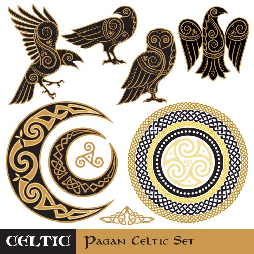 Celtic Moon Vector Images (over 530)