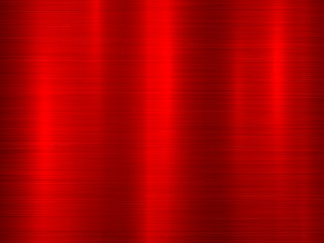 Red metal texture scratched shiny 3d surface Vector Image