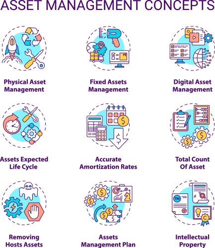 Fixed Assets Icons Vector Images (over 350)