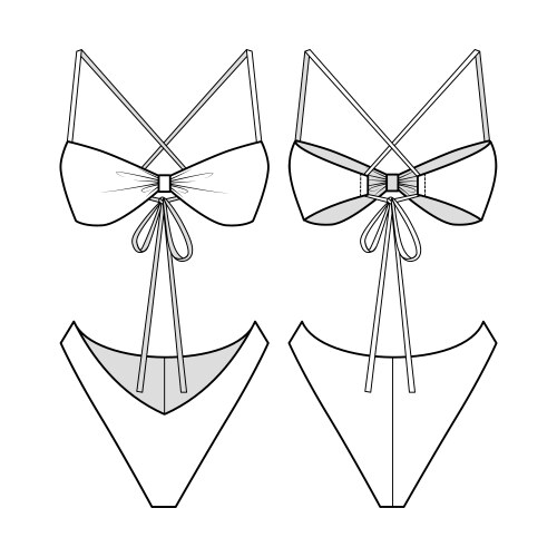 Bikini Vector Images & Graphics for Commercial Use | VectorStock
