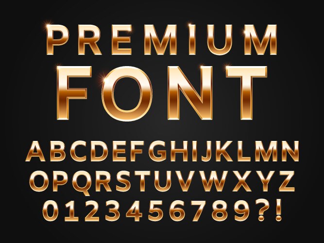 Gold Letters Vector Images (over 280,000)