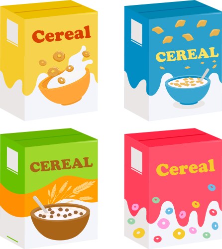 Cereal Box Vector Images (over 3,100)