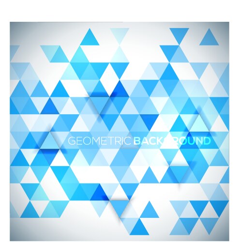 Geometric abstract triangles seamless pattern Vector Image