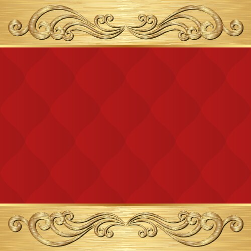 Gold border in the ancient greek style Royalty Free Vector