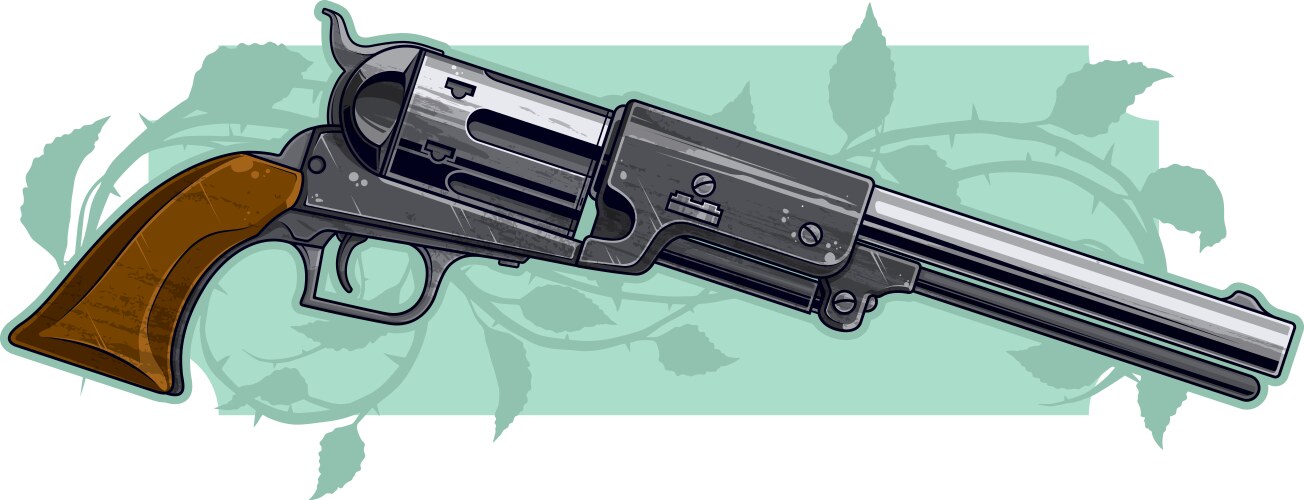 Colt Revolver Vector Images (over 1,400)