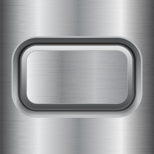 Metal templates set with texture button Royalty Free Vector