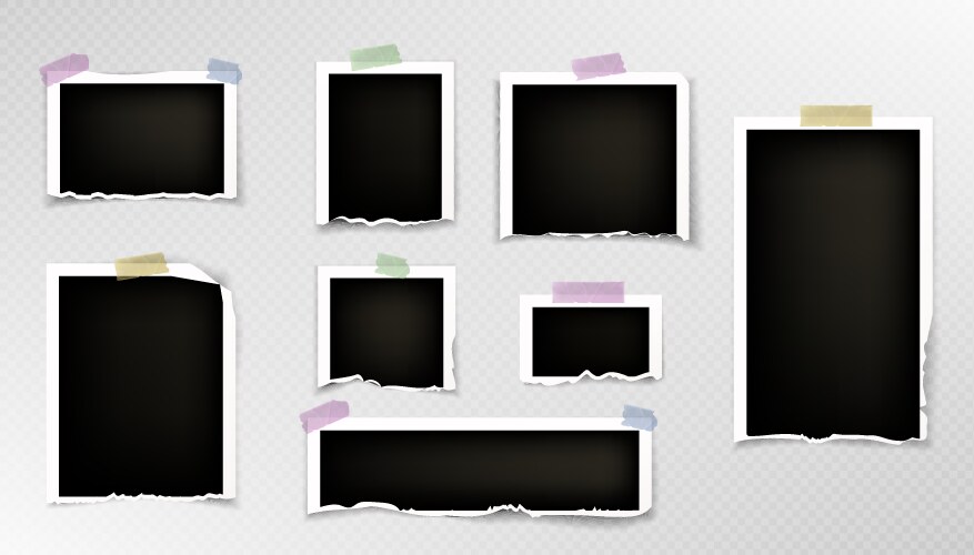 Ripped Picture Frame Vector Images (over 540)