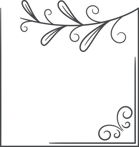 Floral Lotus Frame (62136167) – Royalty-Free Vector | VectorStock