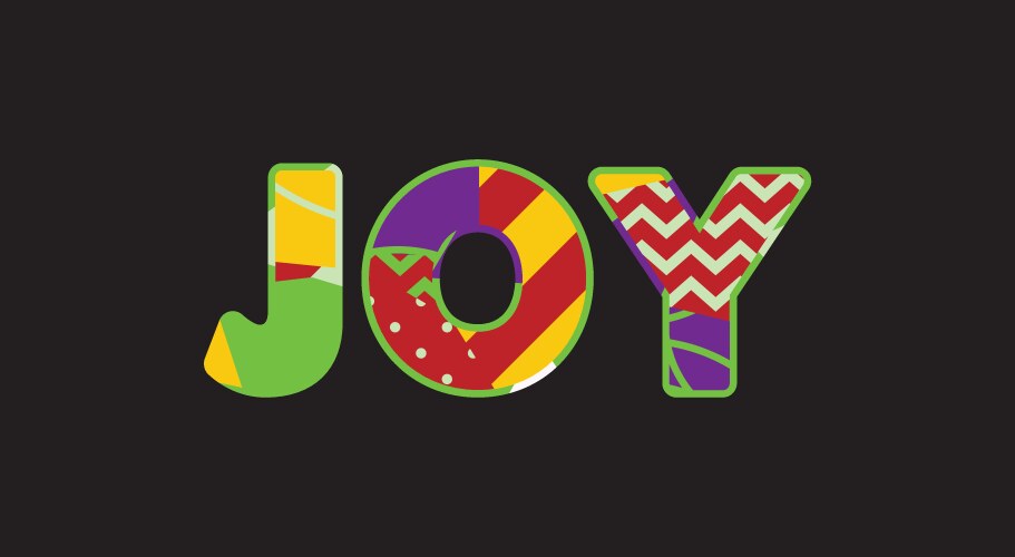 Joy Word Clipart