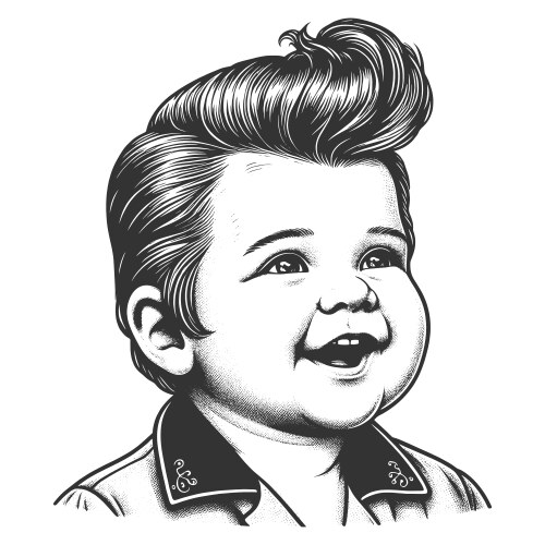 Pompadour Vector Images (over 1,100)